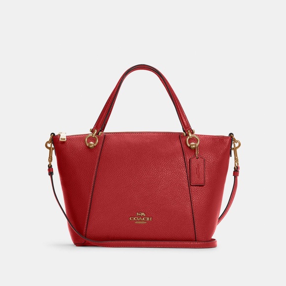 Coach | Bags | Coach Dark Red Satchel Handbag | Poshmark